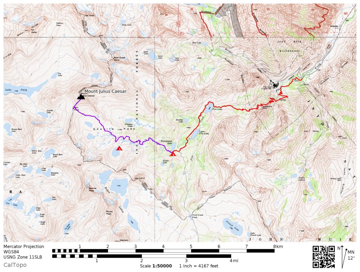 Pine Creek and Granite Park - Backcountry Sights