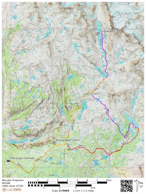 Titcomb Basin Backpacking Loop - Backcountry Sights