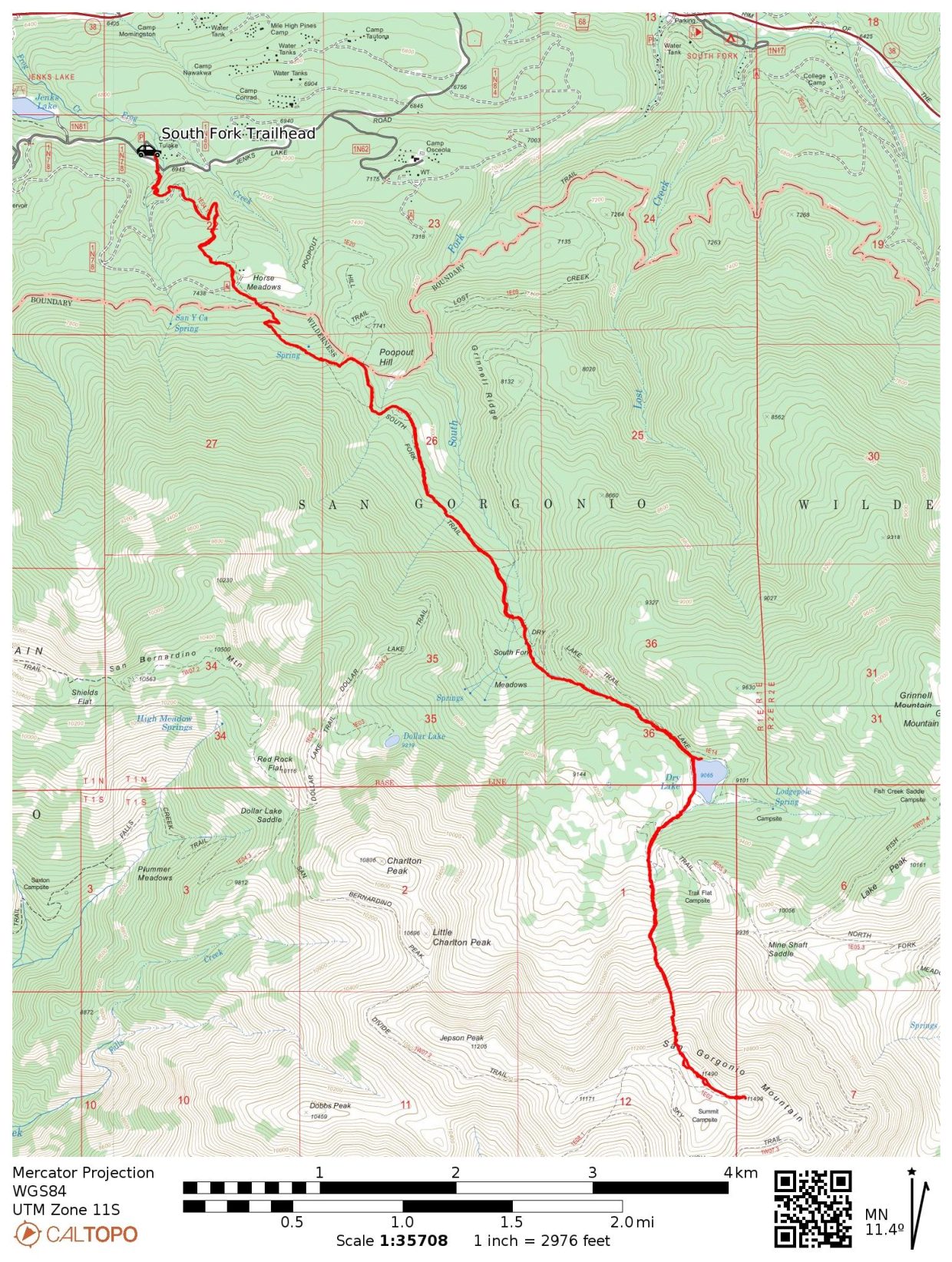 San Gorgonio Winter Ascent - Backcountry Sights