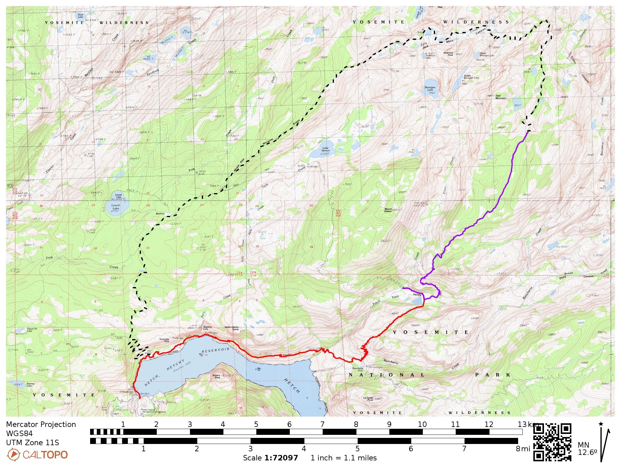 Hetch Hetchy Backpacking - Backcountry Sights